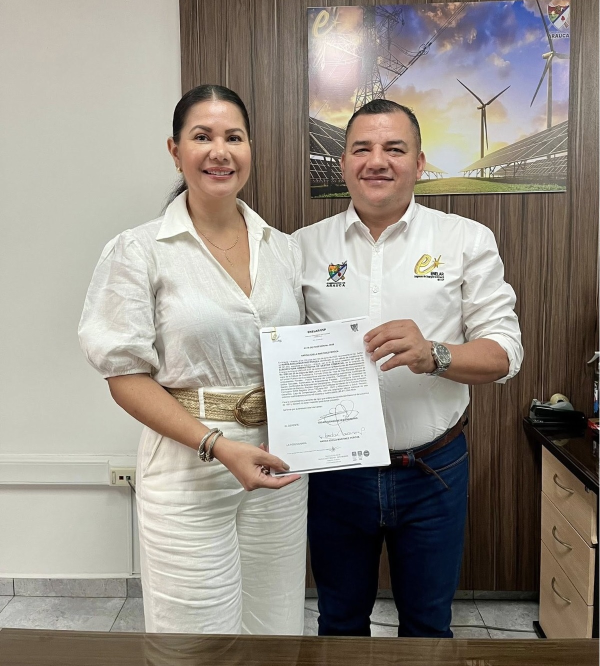 Narda Martínez Peroza asume como nueva subdirectora comercial de ENELAR | La Voz del Cinaruco